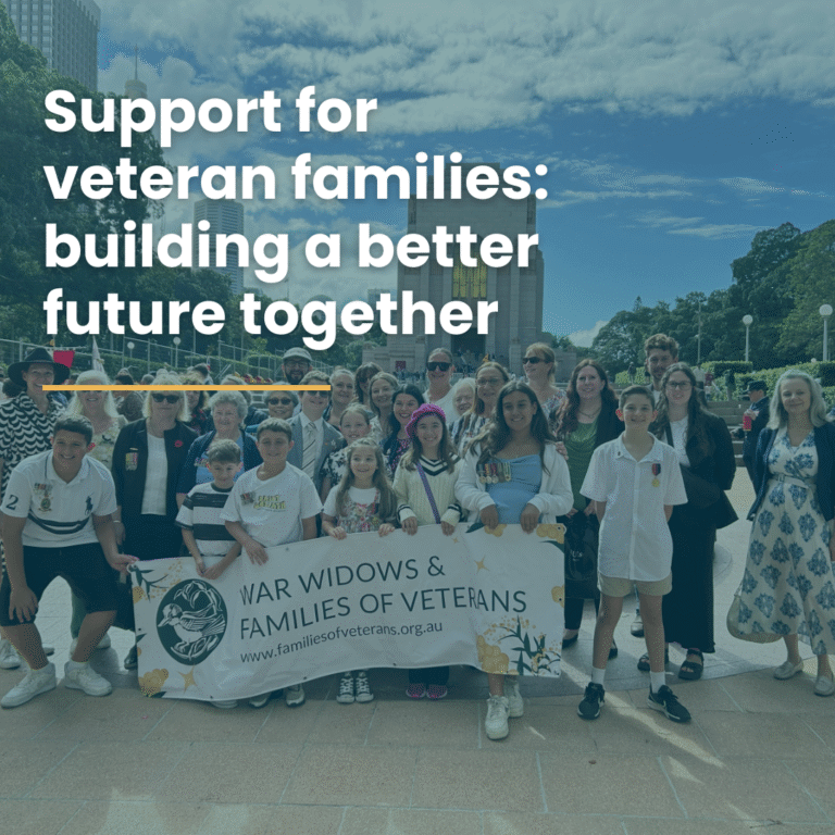 Support for veteran families: building a better future together ...