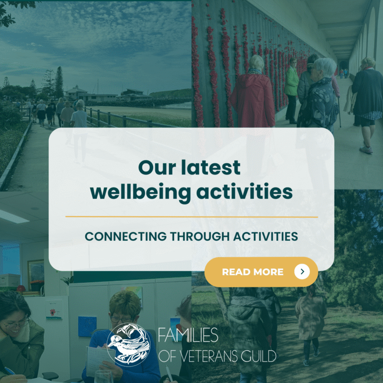 Our latest wellbeing activities for war widows and veteran families ...